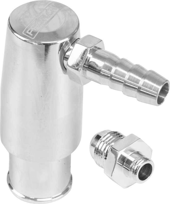 Proflow Billet Aluminium Valve Cover PCV Valve Kit Barb or AN Fitting ...