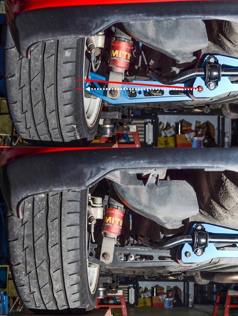 REAR LOWER ARM HONDA, CIVIC, EG, EH, EJ1/2