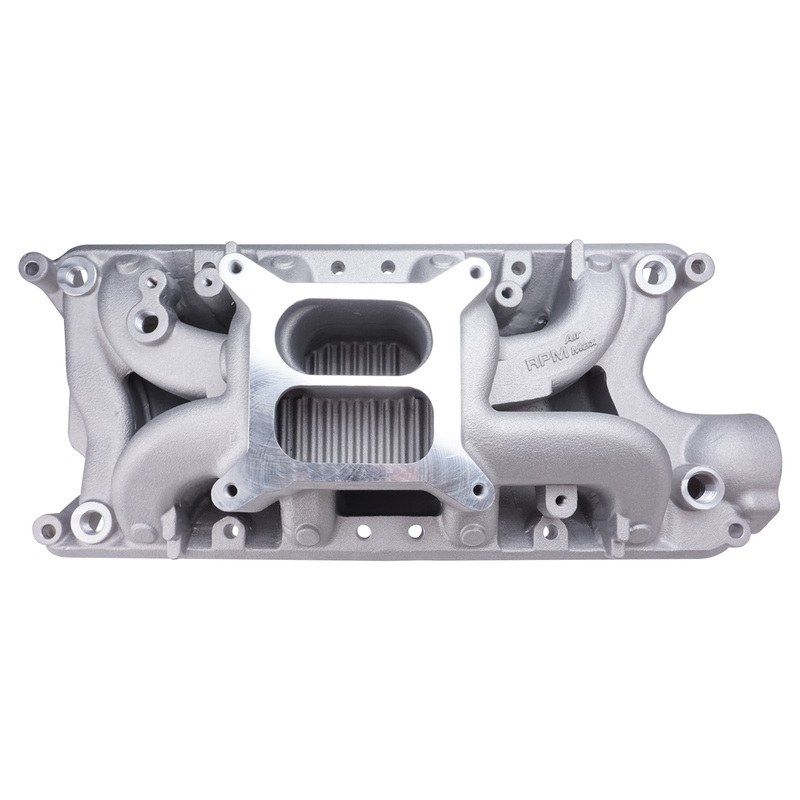 Proflow Intake Manifold AirMax Dual Plane Aluminium Natural Square Bore ...