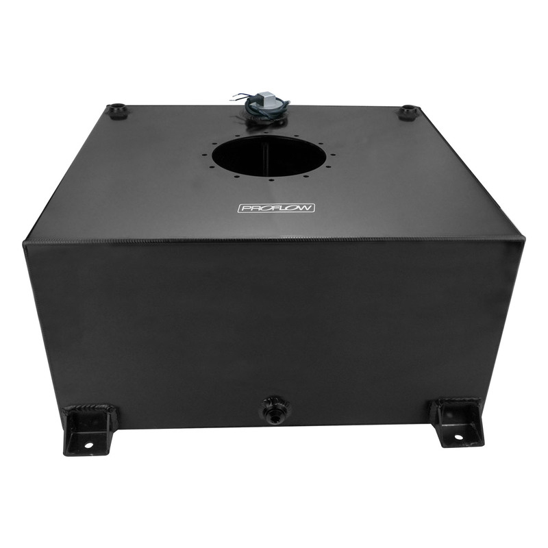 Proflow Fuel Cell EFI Baffled Tank 15 Gal (57L) Aluminium Black 510 x ...