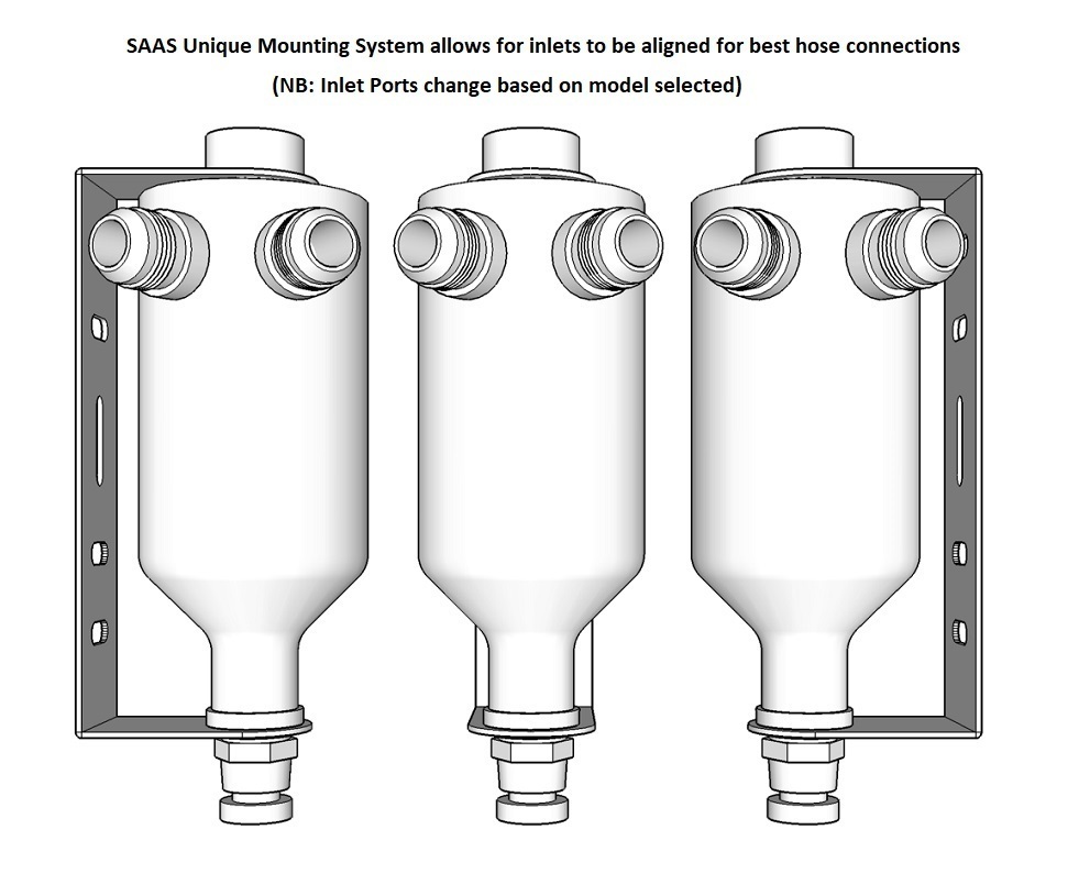 Oil Catch Can Baffle 1 X -12 AN Out Black Aluminium 500ml
