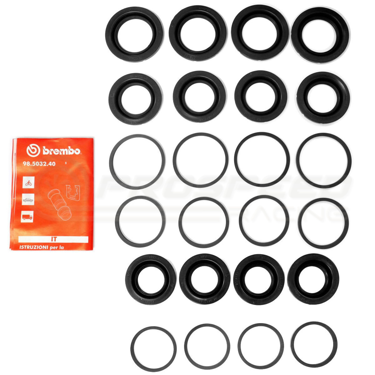 Brembo Genuine Replacement Seal Kit Suit Front/Rear Calipers PAIR ...