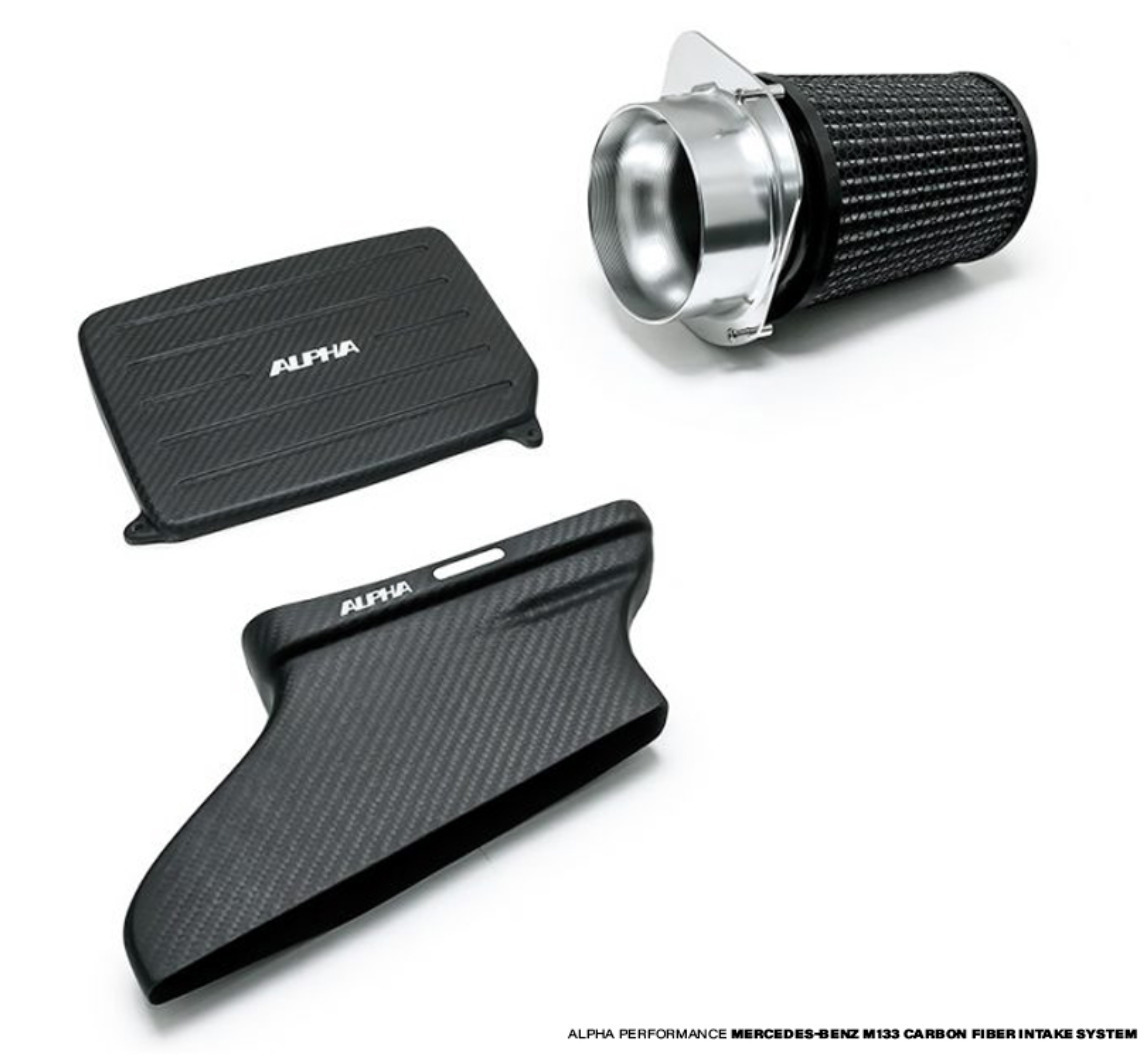 AMS Alpha Performance Carbon Fibre Performance Intake for Mercedes A45 ...