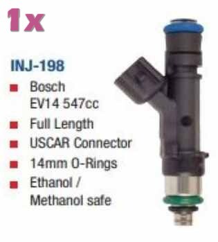 Bosch EV14 547cc FUEL INJECTOR