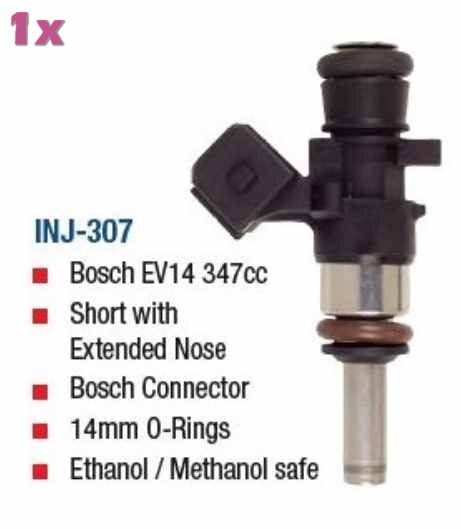 Bosch EV14 347cc Short with Extended Nose FUEL INJECTOR
