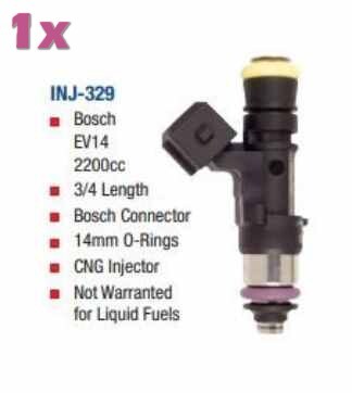 Bosch EV14 2200cc 3/4 Length FUEL INJECTOR