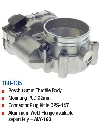 Bosch 68mm Throttle Body Mounting PCD 92mm Connector Plug Kit