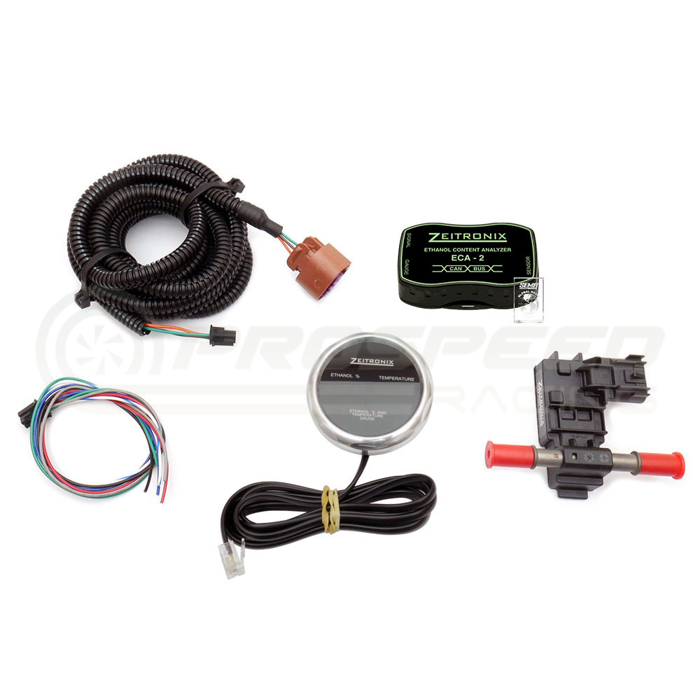 Zeitronix ECA 2 CAN Bus Ethanol Content Analyzer Kit w/Sensor and Dual ...