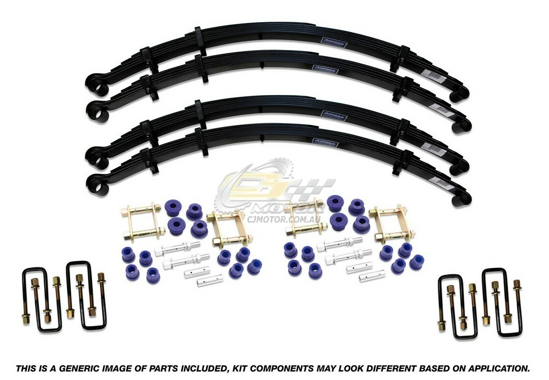 Formula Leaf Spring Kit-50mm lift at 500kg FOR Nissan Patrol GQ (Y60 ...