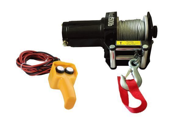 Hulk 4x4 Electric ATV Winch 1500lbs 12v Steel Cable