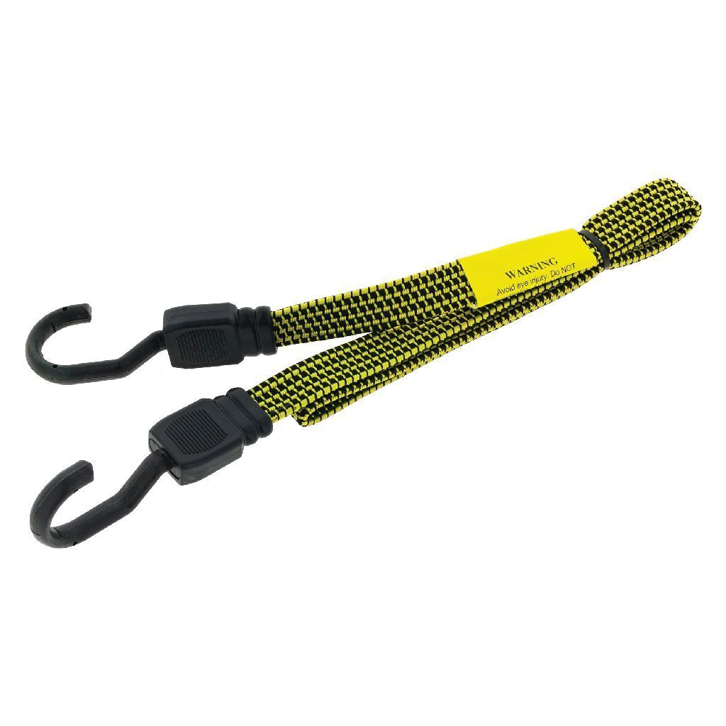 Hulk 4x4 Fat Bungee 100cm Yellow Non Scratch Hooks