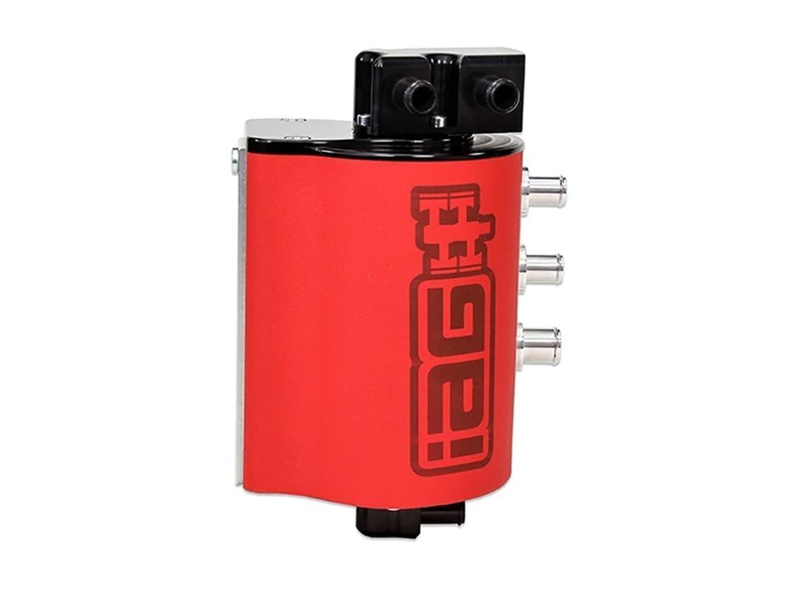 IAG Performance V3 Street Series Air/Oil Separator - Red for (WRX 15-20)