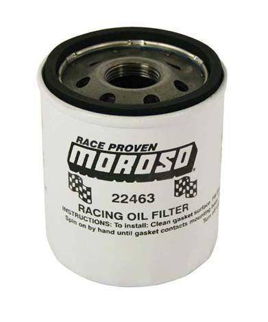Moroso Racing Oil Filter, Ford 4.6/5.4, GM LS Series 2007 & up, 22 mm-1 ...