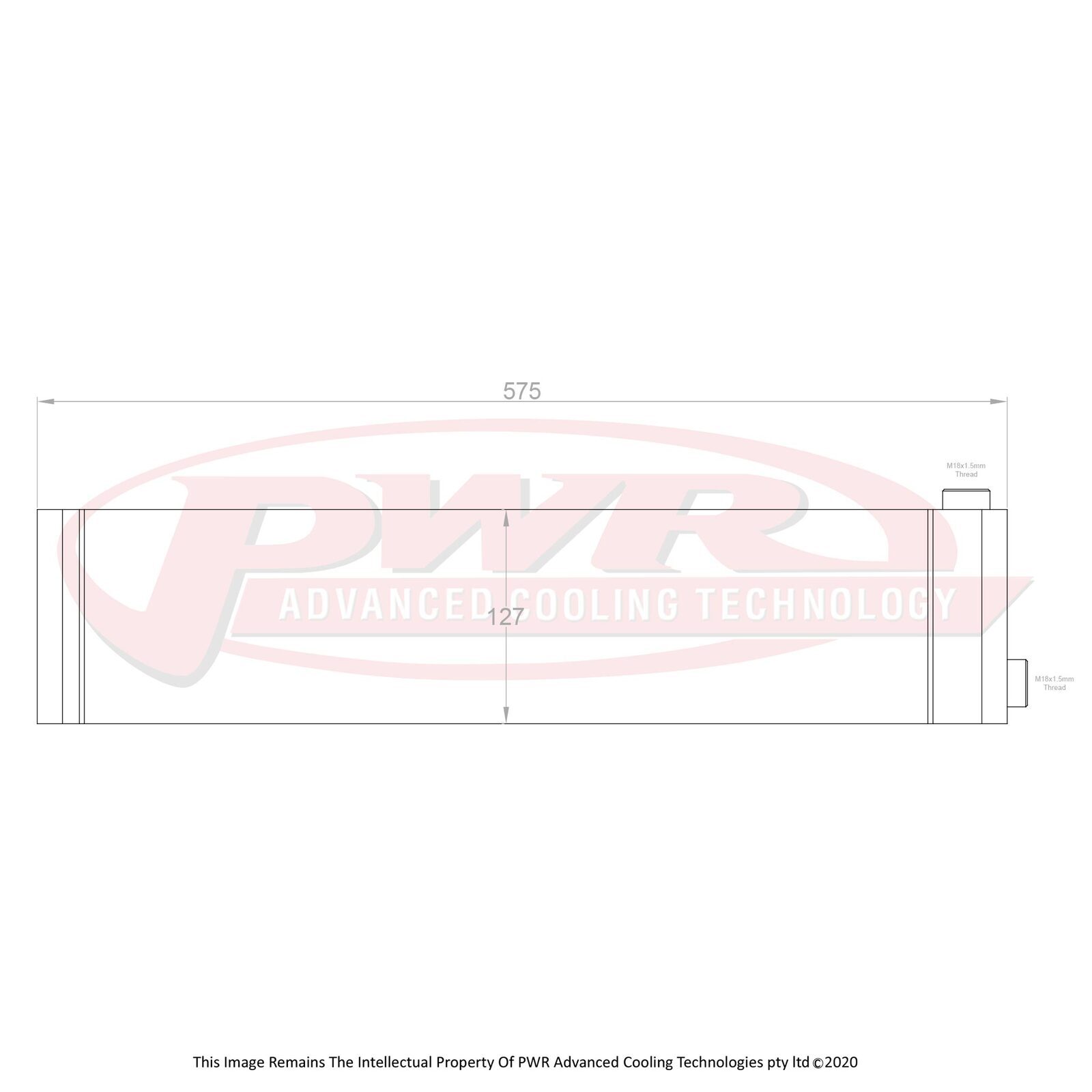 PWR Extruded Tube Engine Oil Cooler for Mazda RX7 FC Series 4-5 85-92)