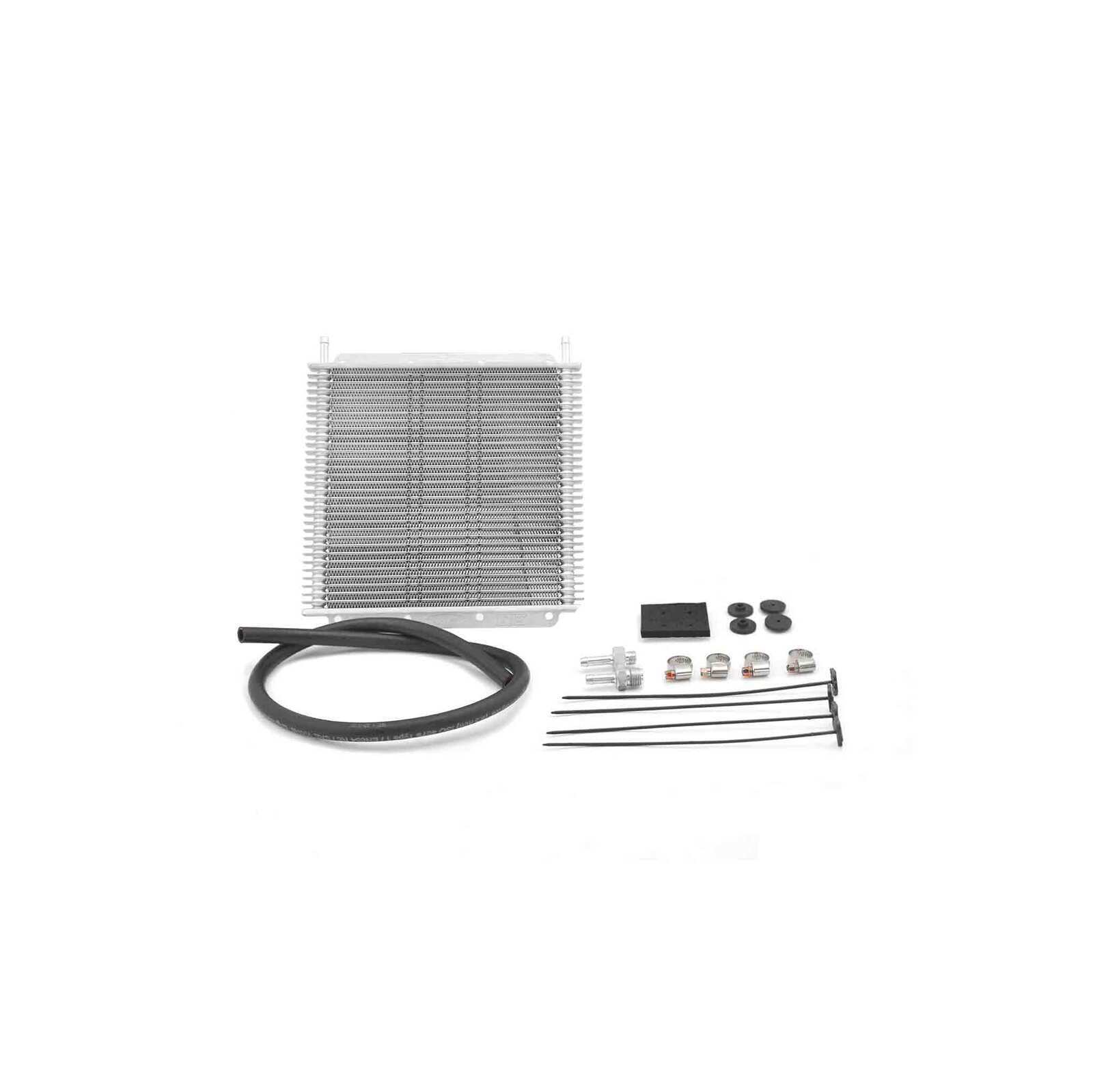 PWR Trans Oil Cooler Kit - 280 x 255 x 19mm (5/16" Hose Barb)