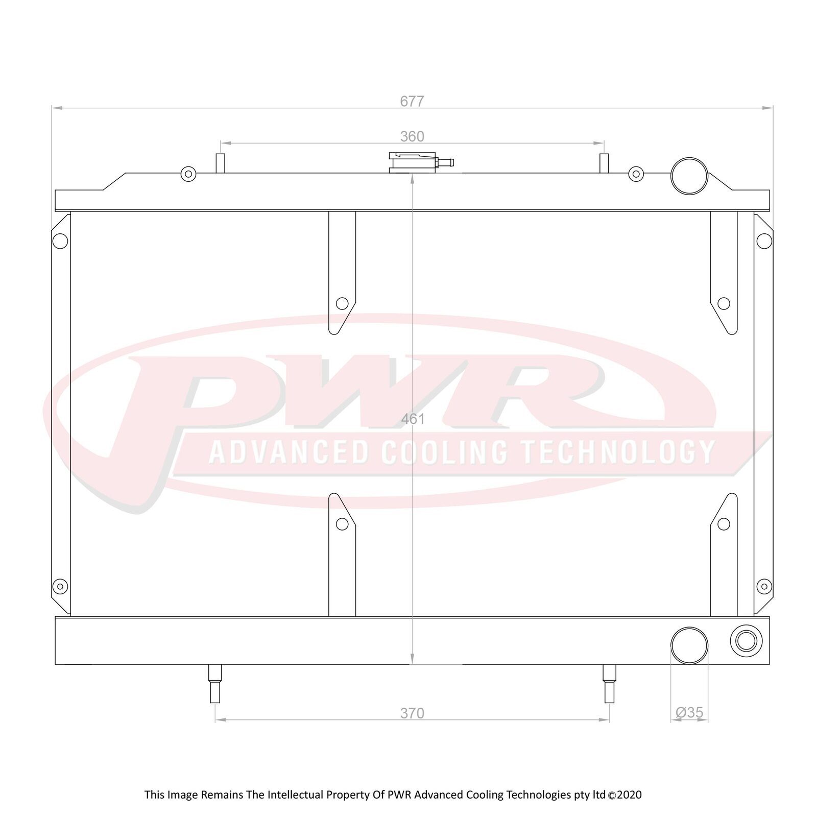 PWR 55mm Radiator for Nissan Skyline R32 GTR/GTST 89-94) w/ Offset 16 ...