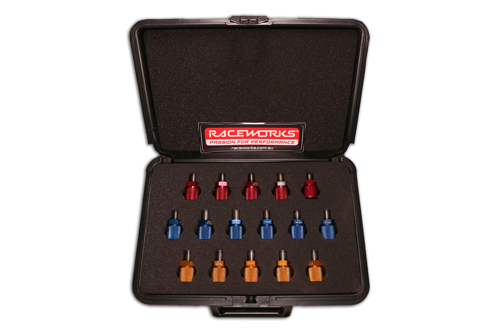 Raceworks Thread Identification Kit, 16 Sizes RWT-008