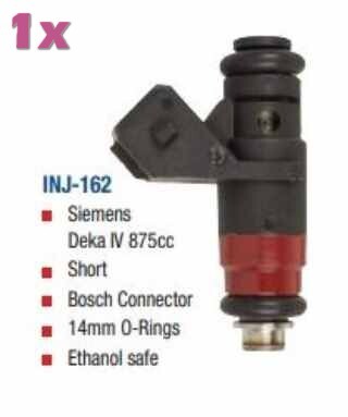 Siemens Deka IV 875cc Short FUEL INJECTOR