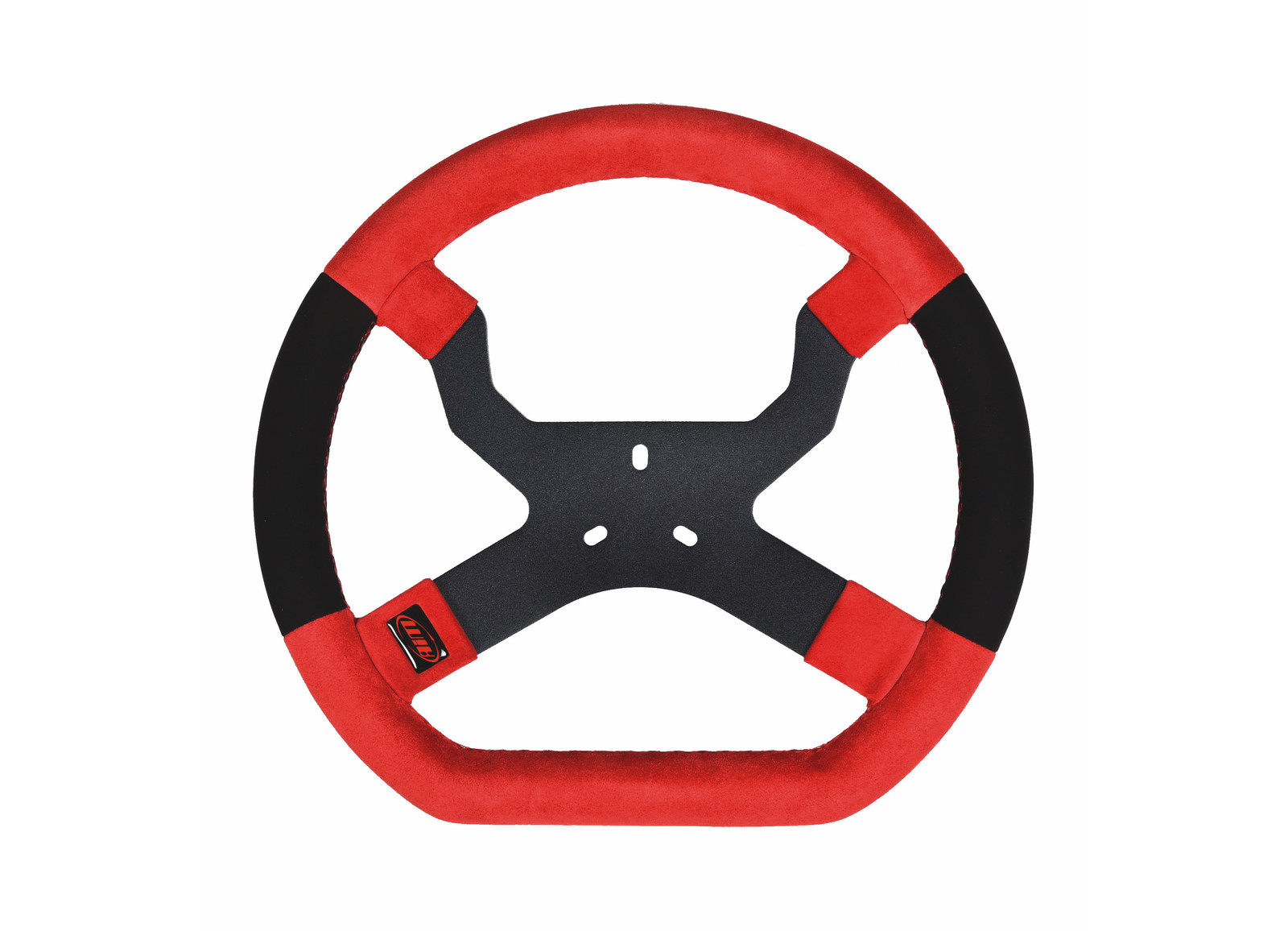 MyChron5 Kart Steering Wheel Red/Black (6 hole for OTK Karts)