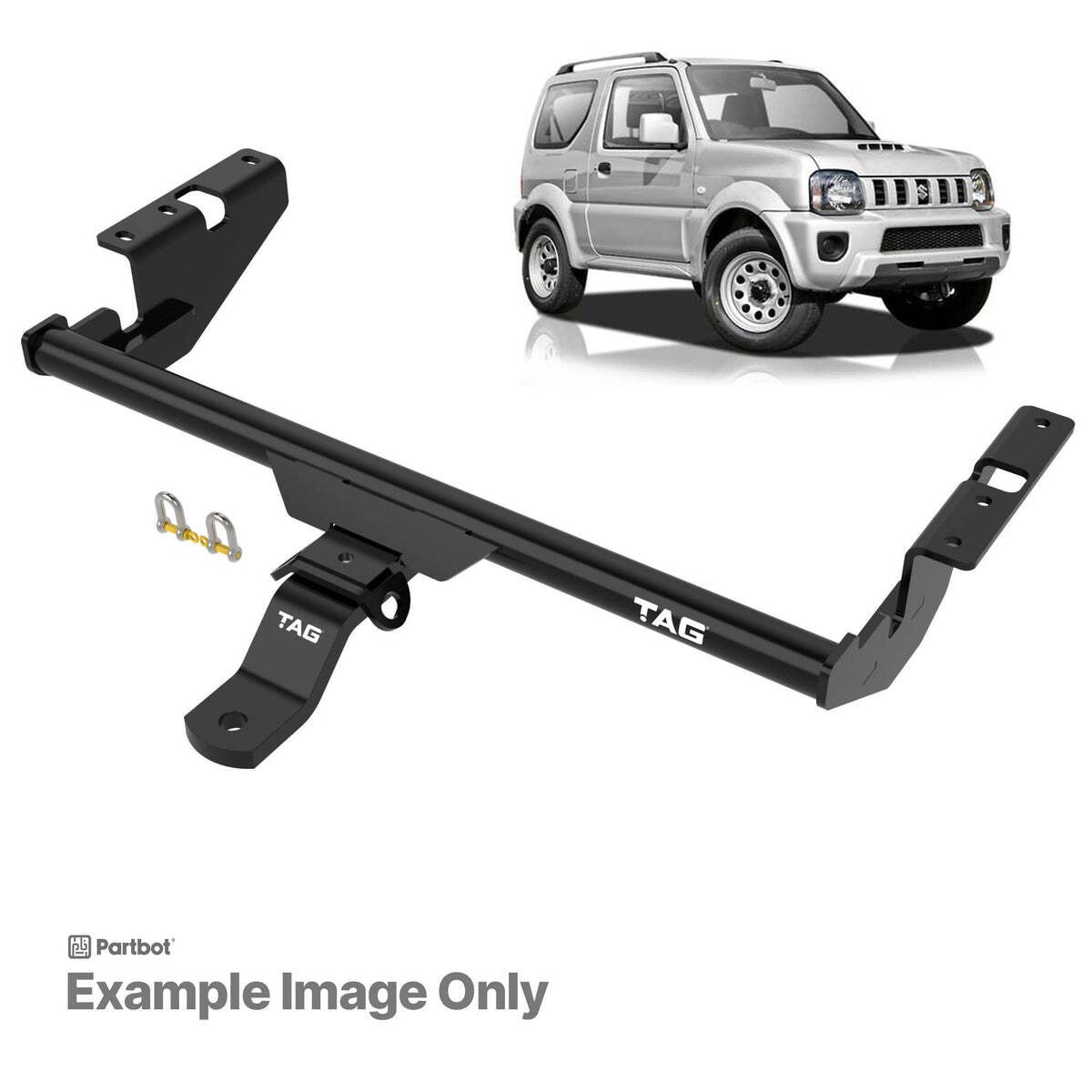 TAG LIGHT DUTY TOWBAR for Suzuki Jimny 09 1998 10 2018
