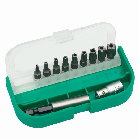 TOLEDO Bit Set TamperProof 5-Point - 11 Pc., TOLEDO, TOLEDO-301318