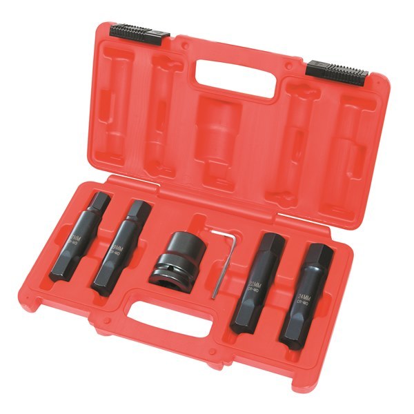 TOLEDO Insert Bit Socket Set Hex Metric - 6 Pc., TOLEDO, TOLEDO-301982