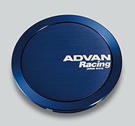 Advan Racing Center Cap 63mm 63mm Full Flat Blue