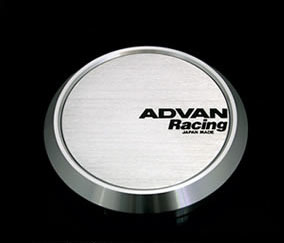 Advan Racing Center Cap 73mm 73mm Flat Silver
