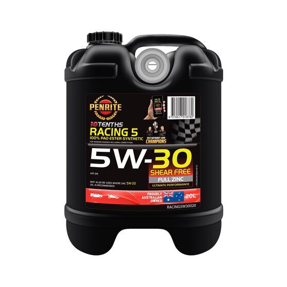 Penrite Racing 5 Oil - 5W-30, 20 Litres
