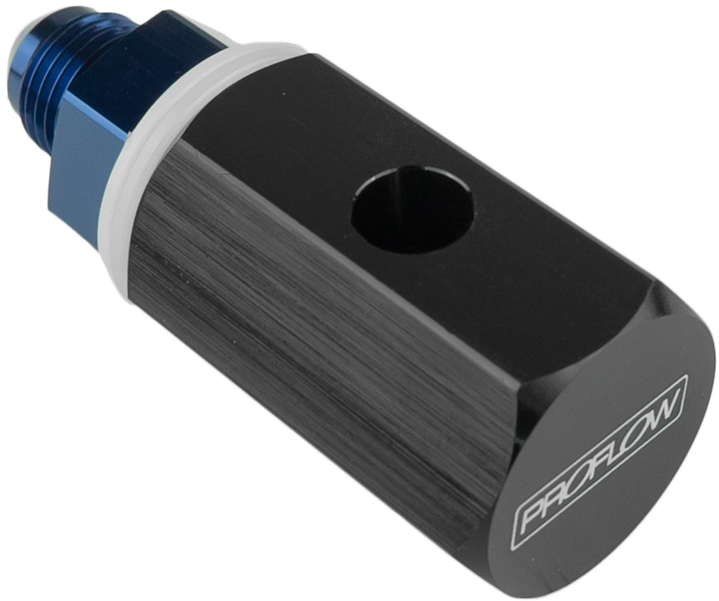 Proflow Roll Over Valve Aluminium Black Anodised -6 AN Female
