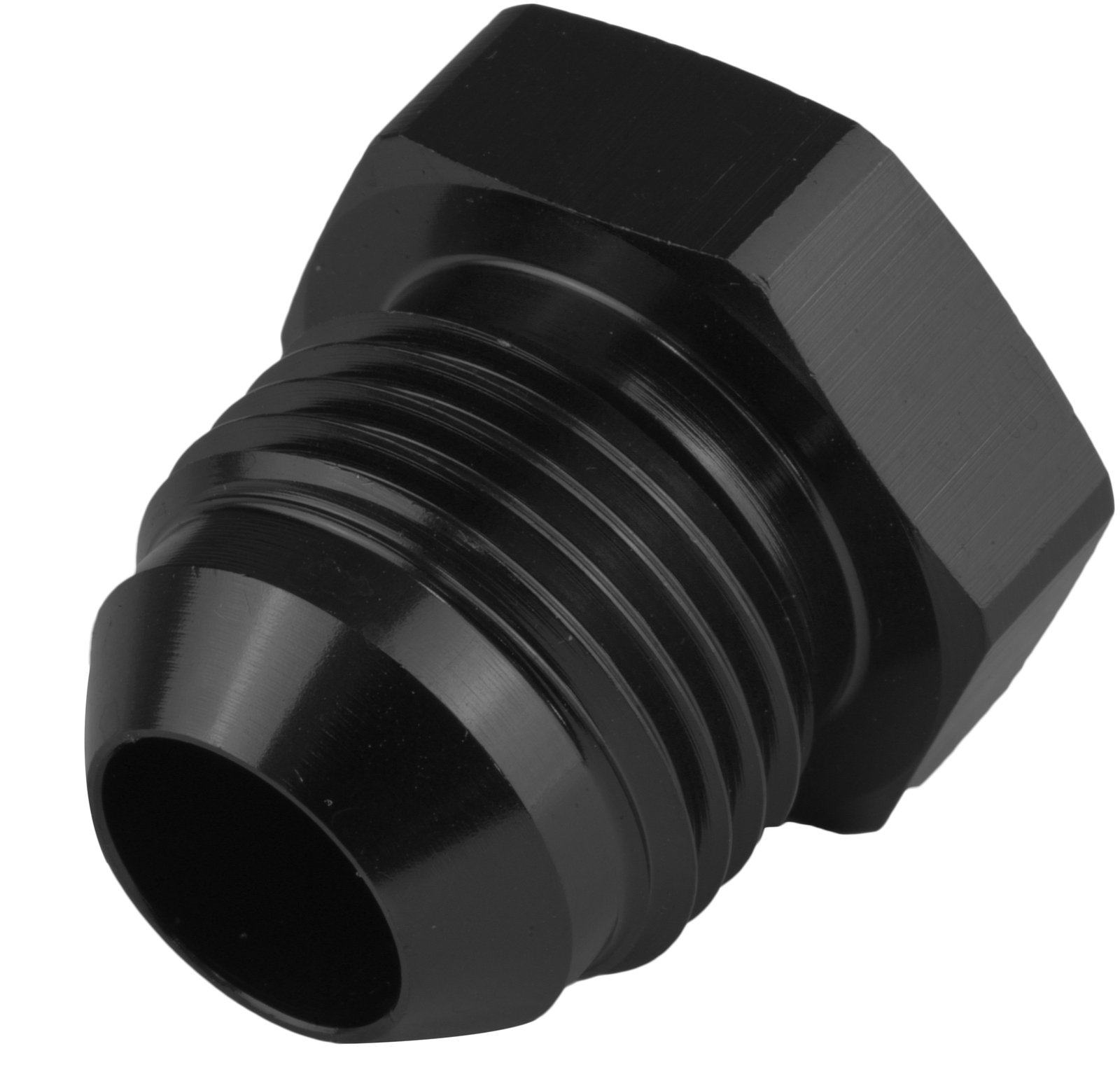 Proflow Adaptor Fitting Plug -08AN Black