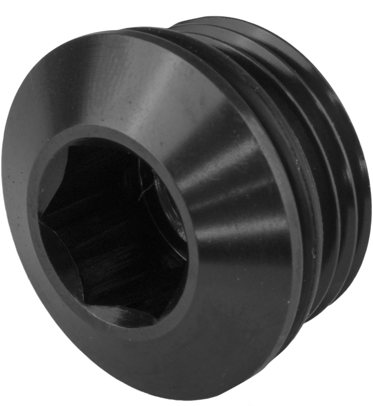Proflow AN Port Plug Low Profile Allen Key M14 x 1.50 Black