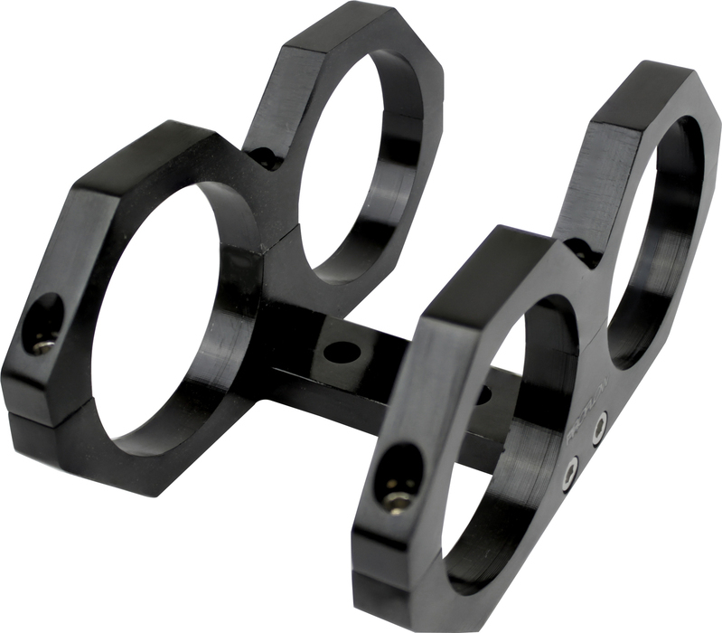 Proflow Fuel Pump Dual Mount Billet Aluminium 044 Bosch Bracket Black
