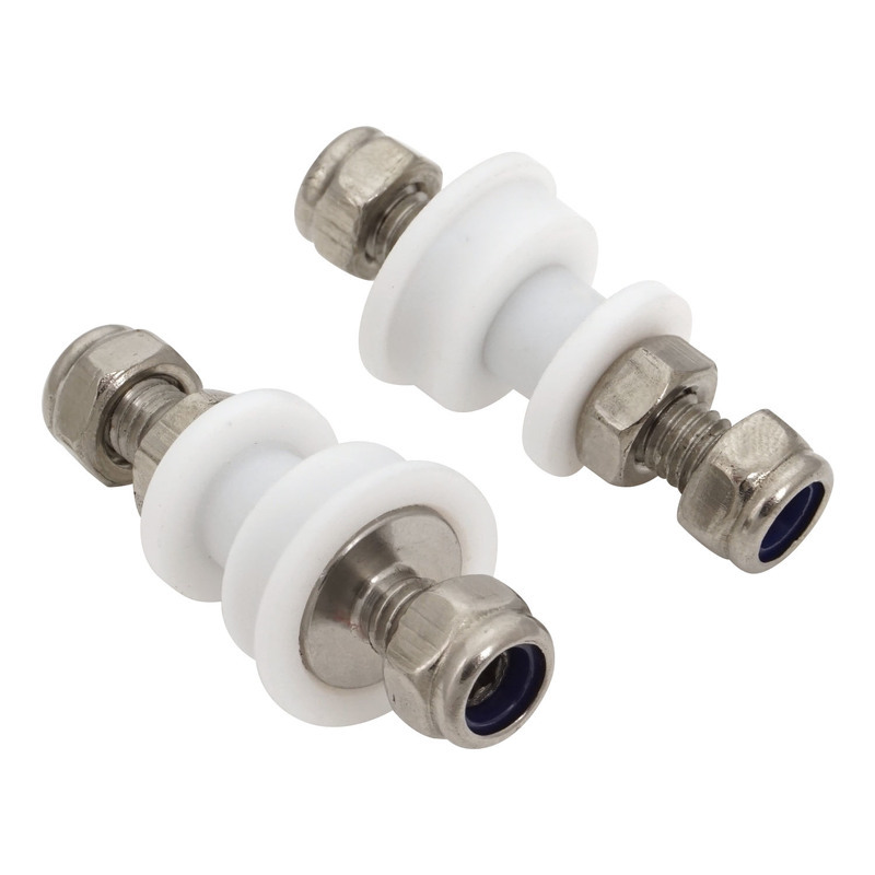 Proflow Electrical Bulkhead Connectors Stainless Steel PTFE 25A Max Pair