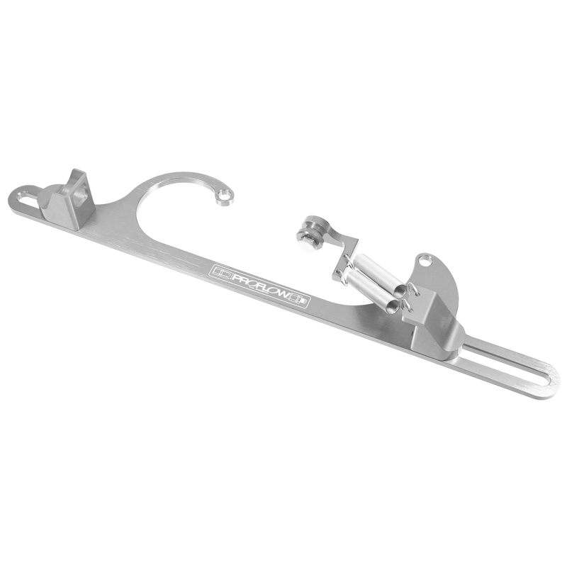 Proflow Throttle Cable Bracket Billet Aluminium Polished Holley 4150/ ...