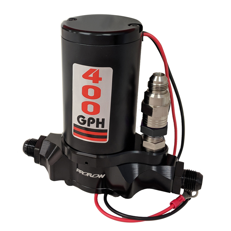 Proflow Fuel Pump Electric 400 GPH 16-20 PSI E85 AN12 ORB Inlet/Outlet ...