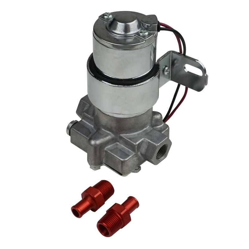 Proflow Fuel Pump Electric Rotor Vane Red 97GPH Cast Aluminium 3/8 in ...