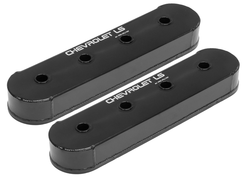 Proflow Valve Covers LS Aluminium Fabricated Black Tall For Chevrolet ...