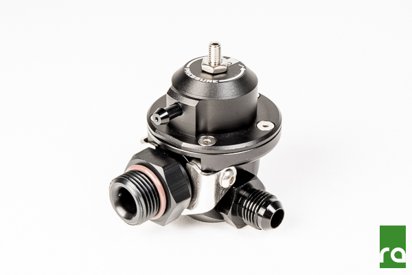 Radium DMR Fuel Pressure Regulator -8AN ORB Black (Direct Mount)
