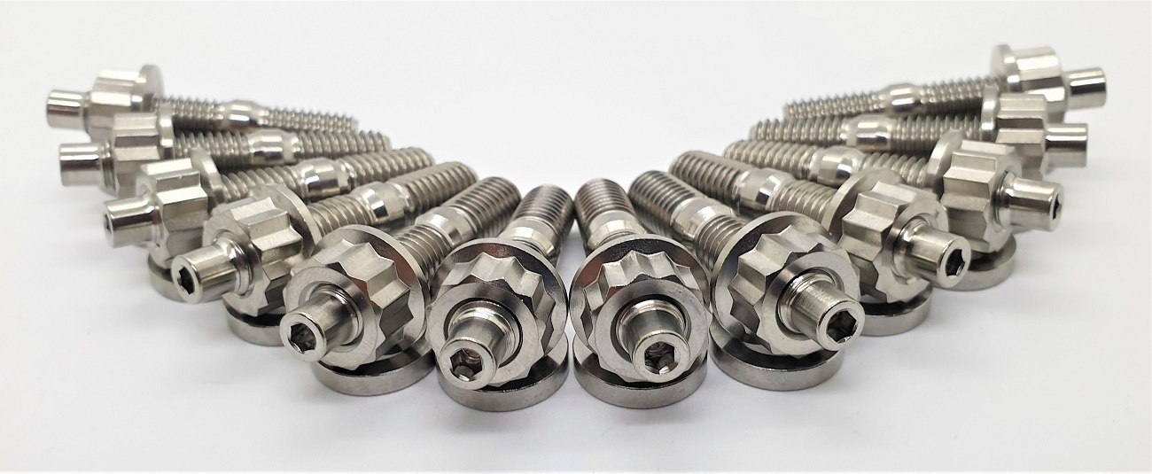 MERCEDES W124 W201 EXHAUST MANIFOLD STUD KIT 12POINT
