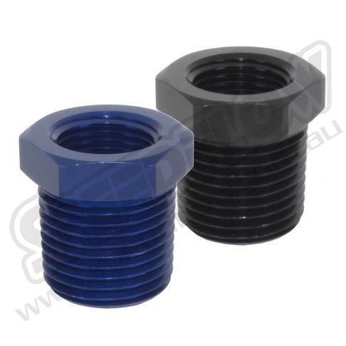 NPT Reducers - 1\ Male to 1\/2\ NPT Female \/ Black