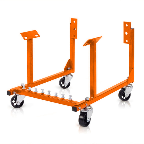 Proflow Engine Dolly Steel Orange Powder Coat Wheels Included For ...